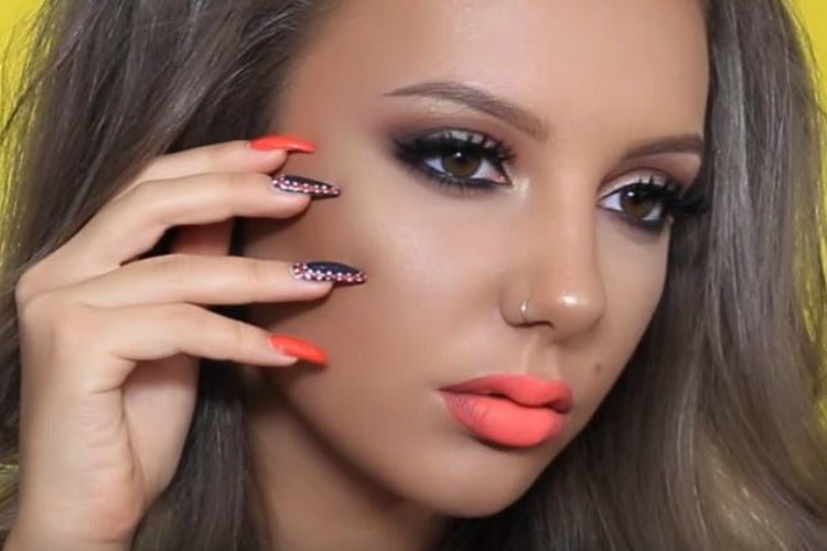 Hot Orange Makeup Tutorial Using Aeroblend Airbrush